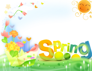 Marco Para Fotos La Primavera Está Llegando