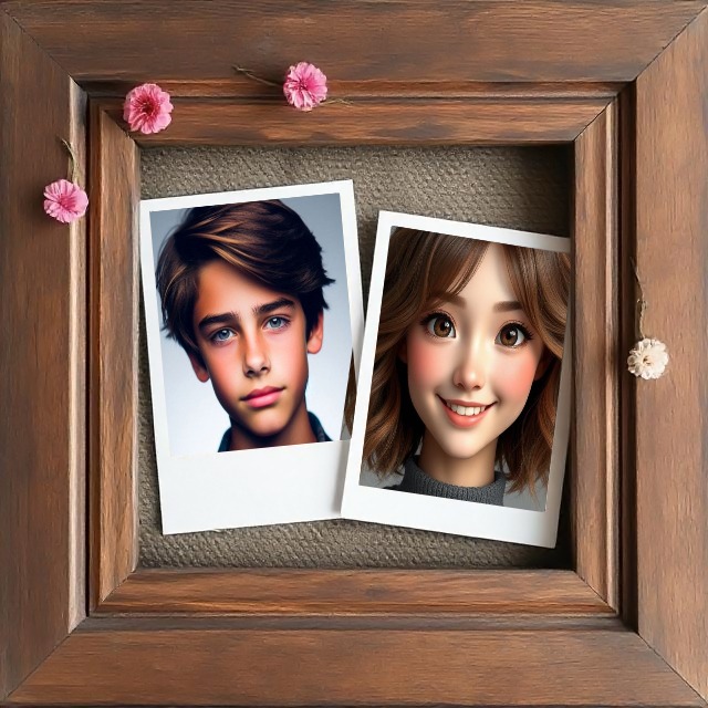 Fotos Marco Rústico: Collage Personalizado de Madera Natural